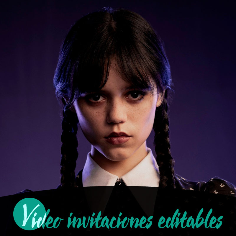 Video invitación de Merlina 01 Video Invitaciones Editables