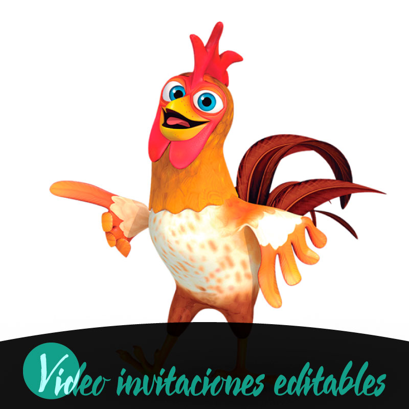 Video invitación de Bartolito 01 Video Invitaciones Editables