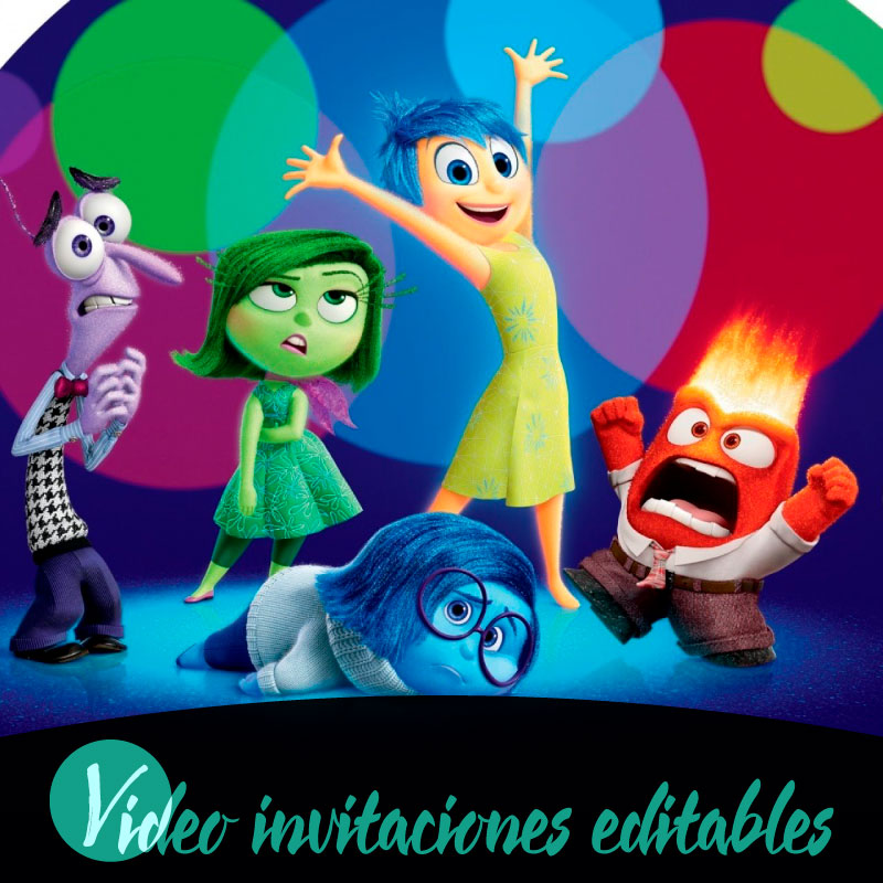 Inside Out video invitation 01 Video Invitaciones Editables