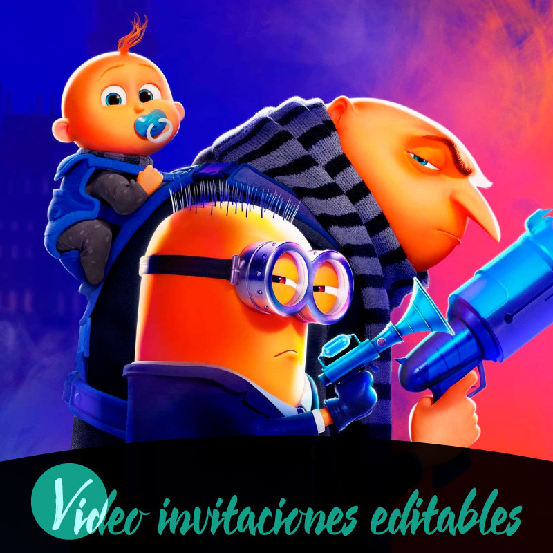 Invitaciones De Mi Villano Favorito Entonces Si Me Llegará Mi