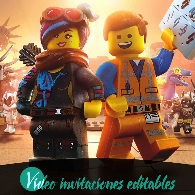 Lego – Video Invitaciones Editables